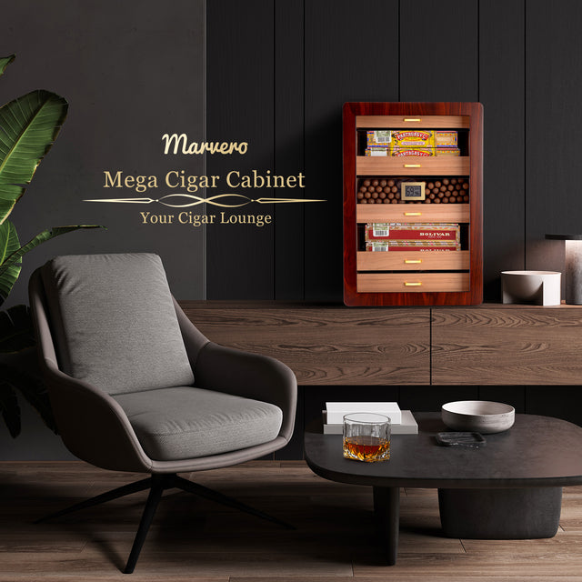 Marvero Mega Cigar Humidor - 300 Capacity – Your Cigar Lounge